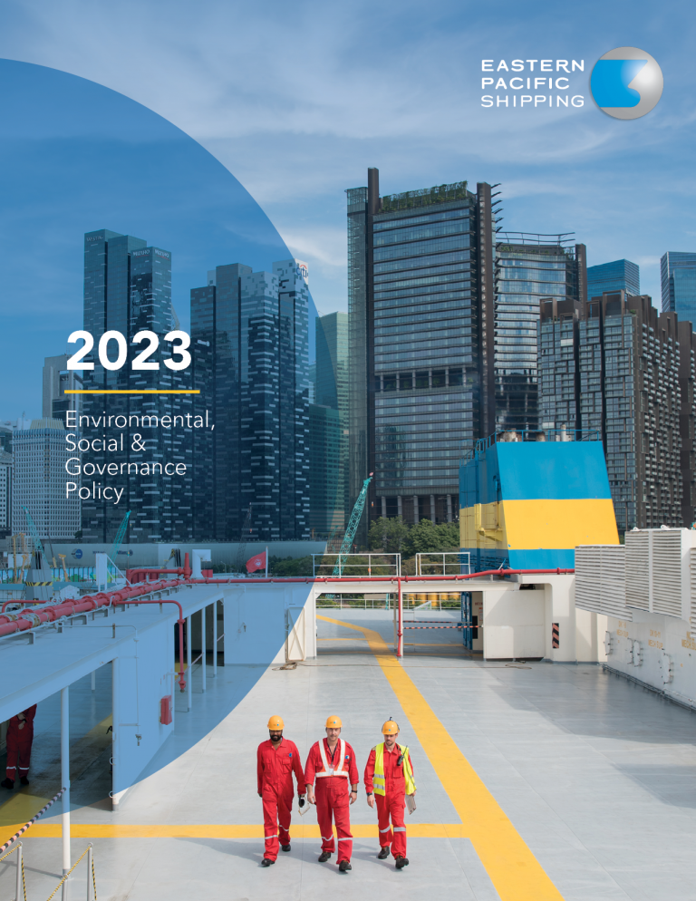 Environmental, Social & Governance Policy - Eastern Pacific Shipping ...