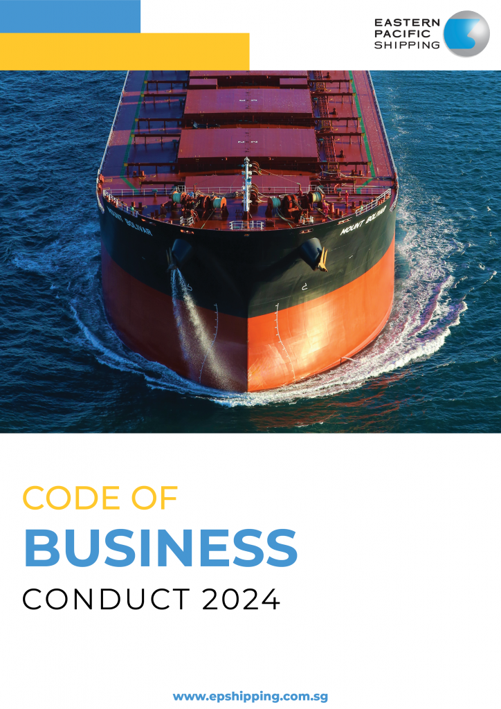 Code of Business Conduct - Eastern Pacific Shipping | Eastern Pacific ...